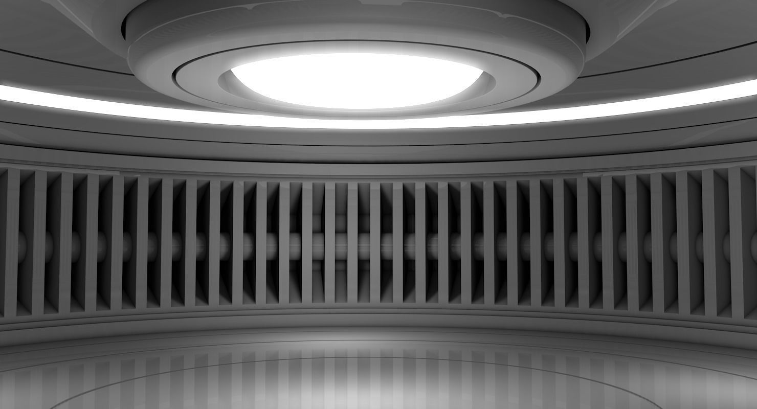 Spaceship Room 3D model | CGTrader