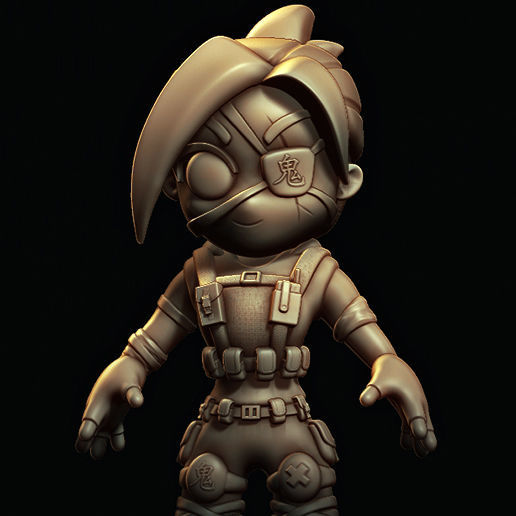 Kitsune Call of Duty Cold War Warzone 3D model 3D printable | CGTrader