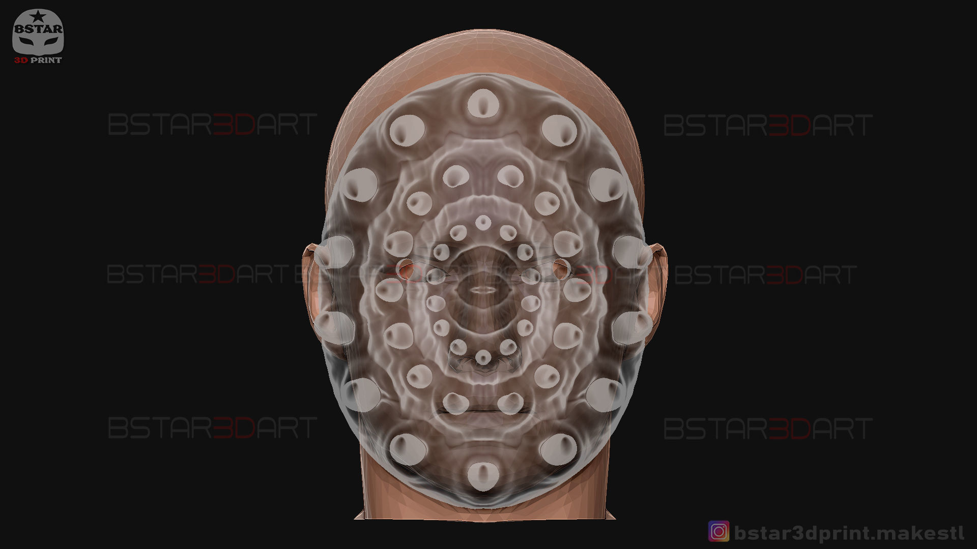 Tooth Horror Mask - Monster Scary Mask - Halloween Cosplay 3D model 3D ...