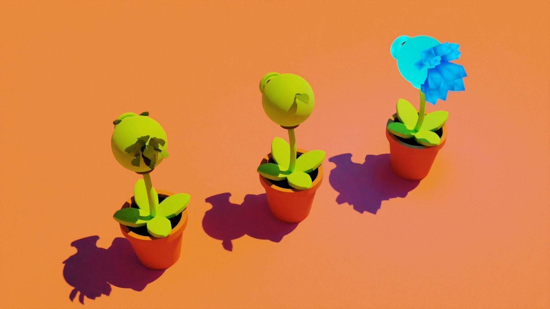 Plants VS Zombies 2 3D model | CGTrader