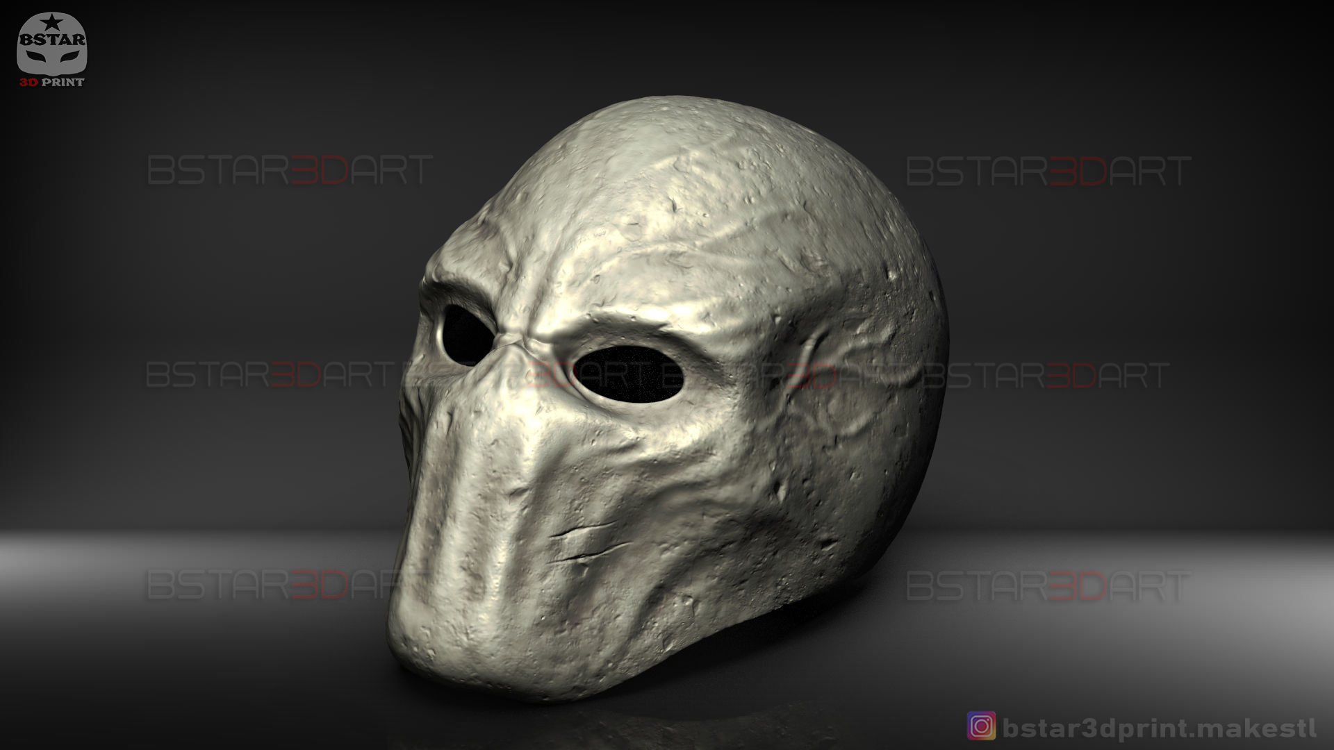 Slender Man Mask - Horror Scary Mask - Halloween Cosplay 3D model 3D ...