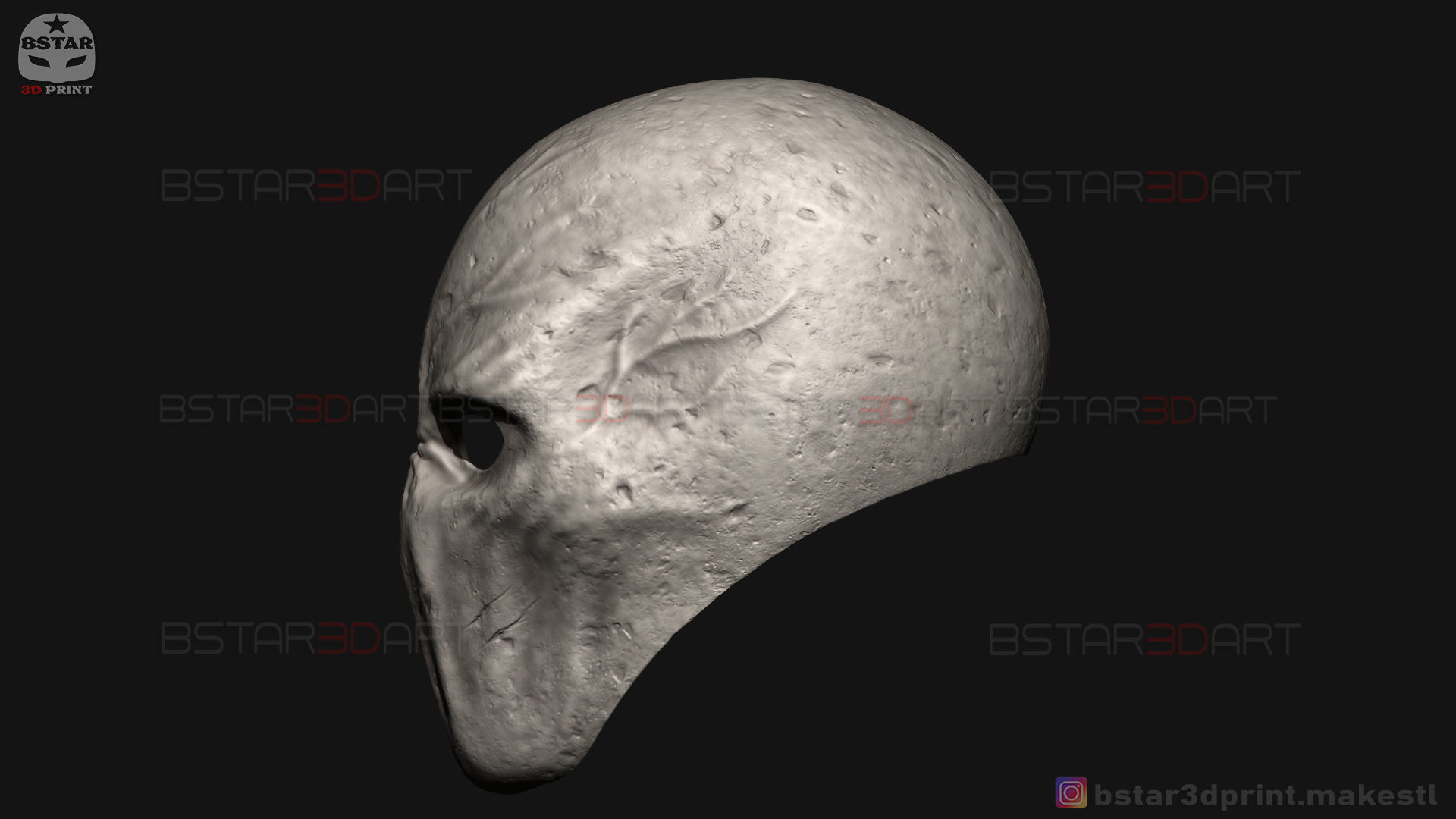 Slender Man Mask - Horror Scary Mask - Halloween Cosplay 3D model 3D ...