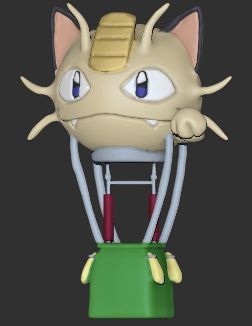 Balloon Team Rocket 3D model 3D printable | CGTrader