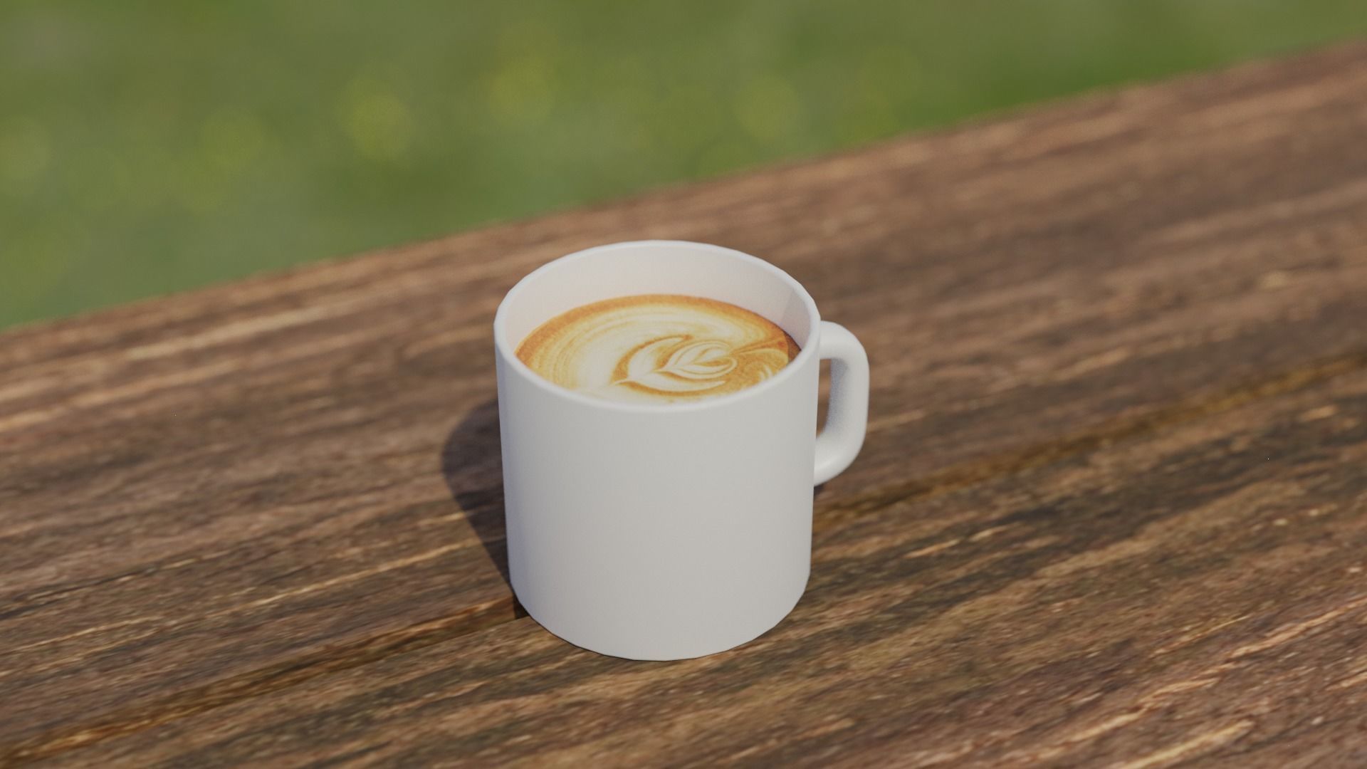 Cafe Latte 3D model | CGTrader