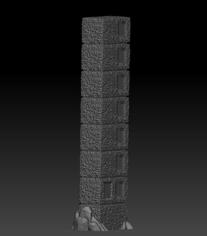 tower mortal kombat 3D model 3D printable | CGTrader