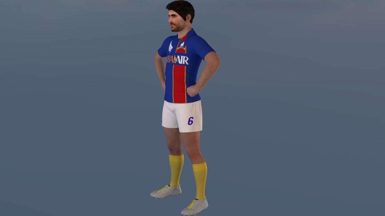 Roy Kent Character Model 3D model | CGTrader