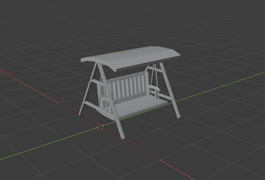 Low-poly swing chair free VR / AR / low-poly 3D model | CGTrader