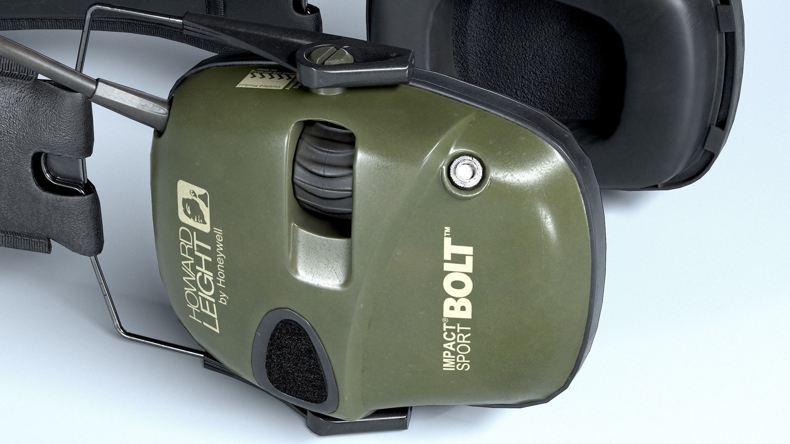 3D model Howard Leight Impact Sport Tactical shooting headphones VR ...