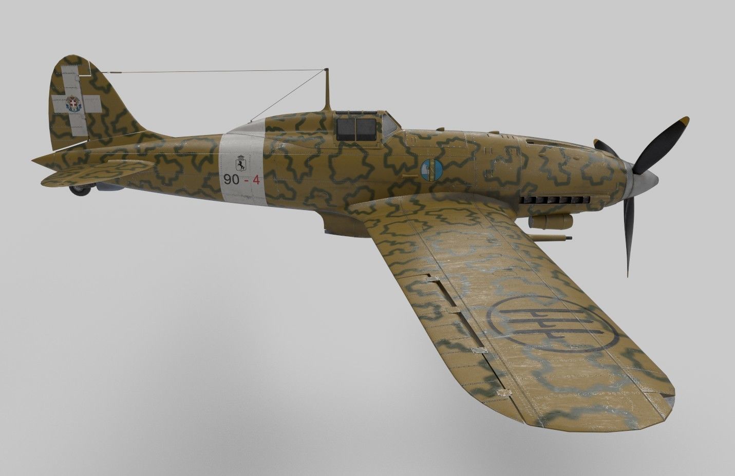 Macchi 205 3D model | CGTrader