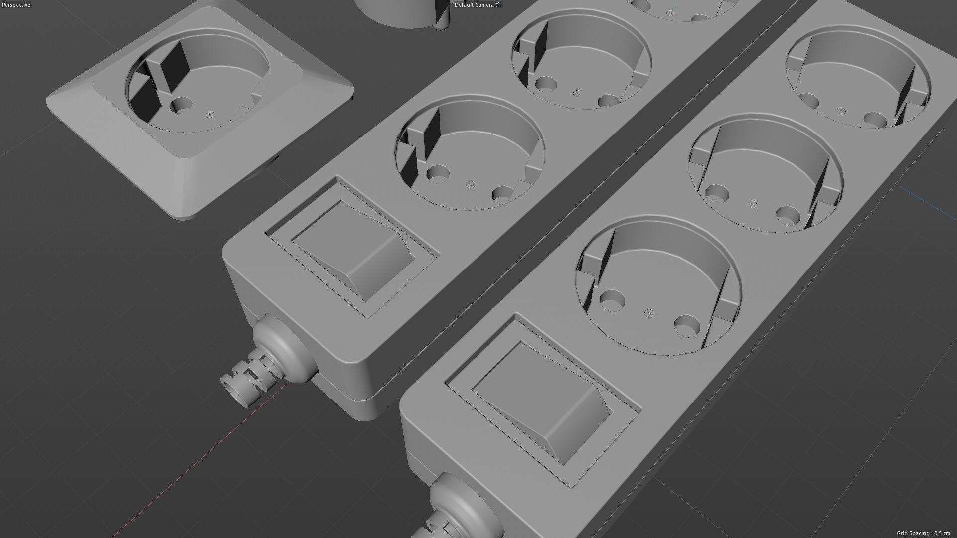 3D model Plugs and Connectors Kit VR / AR / low-poly | CGTrader