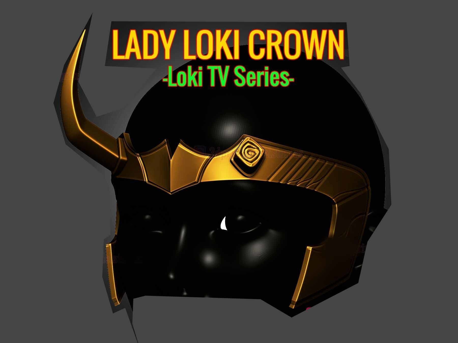 Lady Loki Sylvie Crown 3D model 3D printable | CGTrader