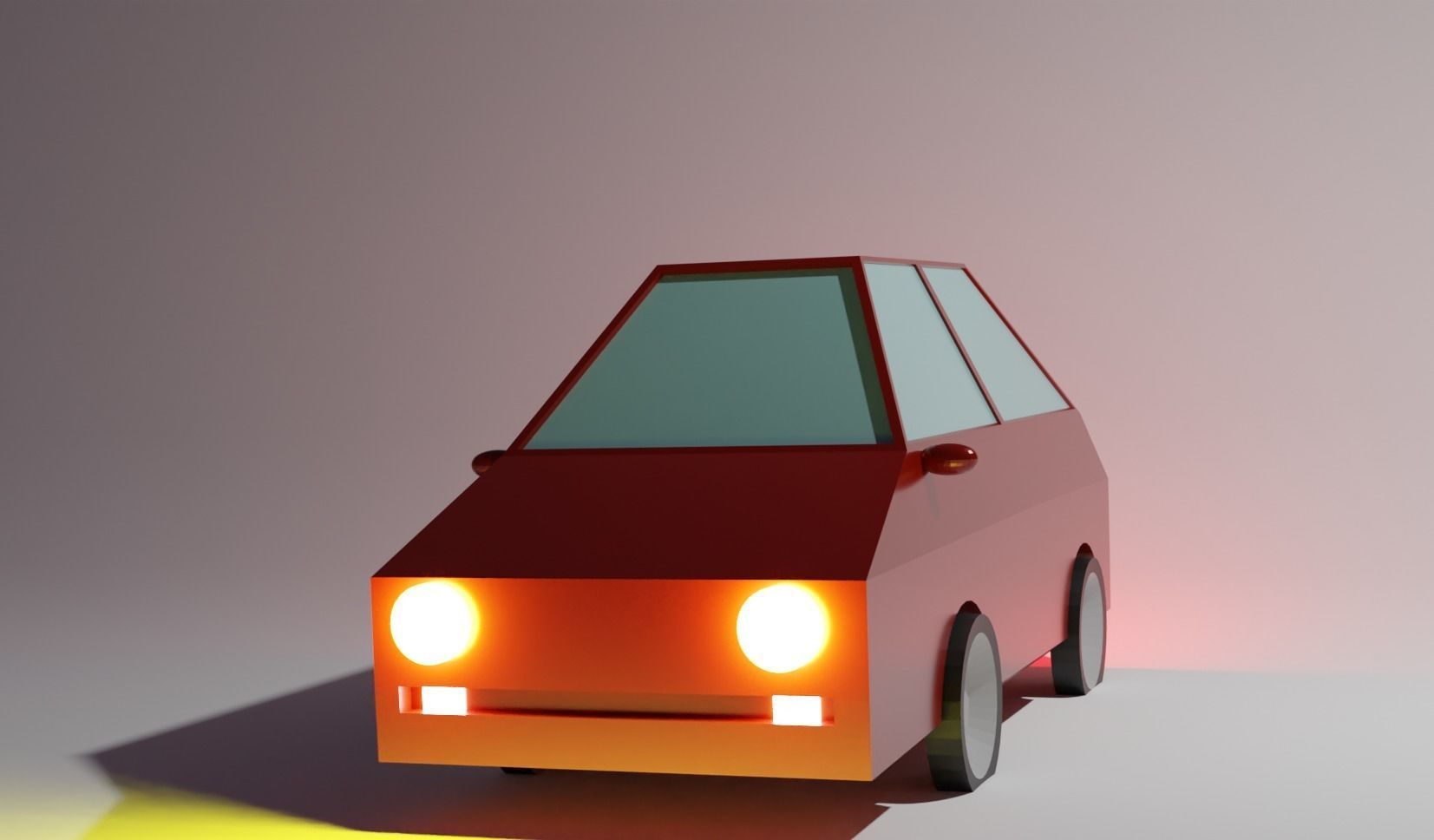 3D model car voiture coche VR / AR / low-poly | CGTrader