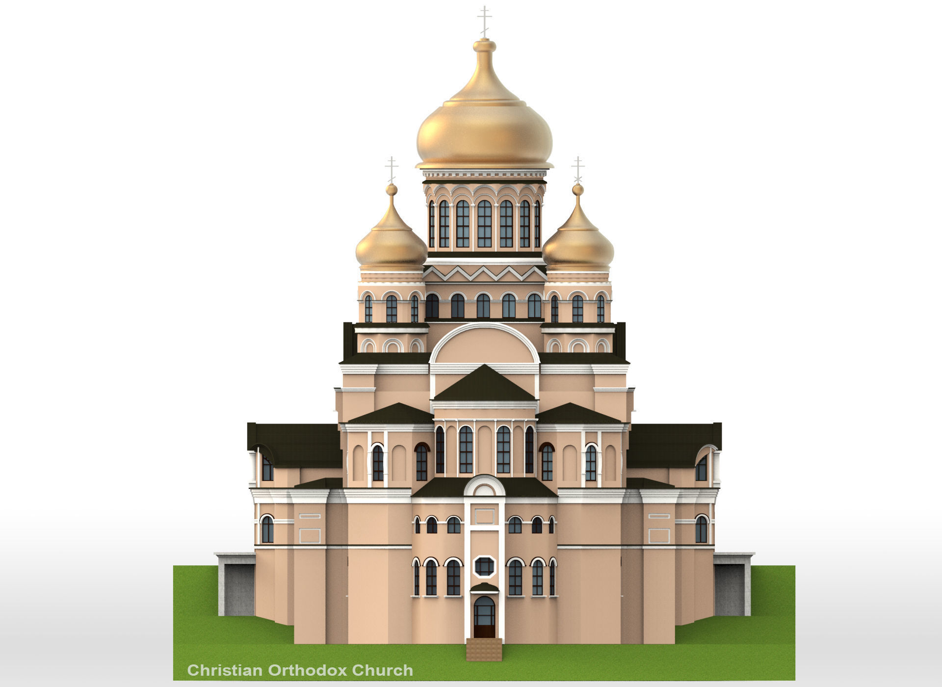 Christian Orthodox Church 3D model | CGTrader