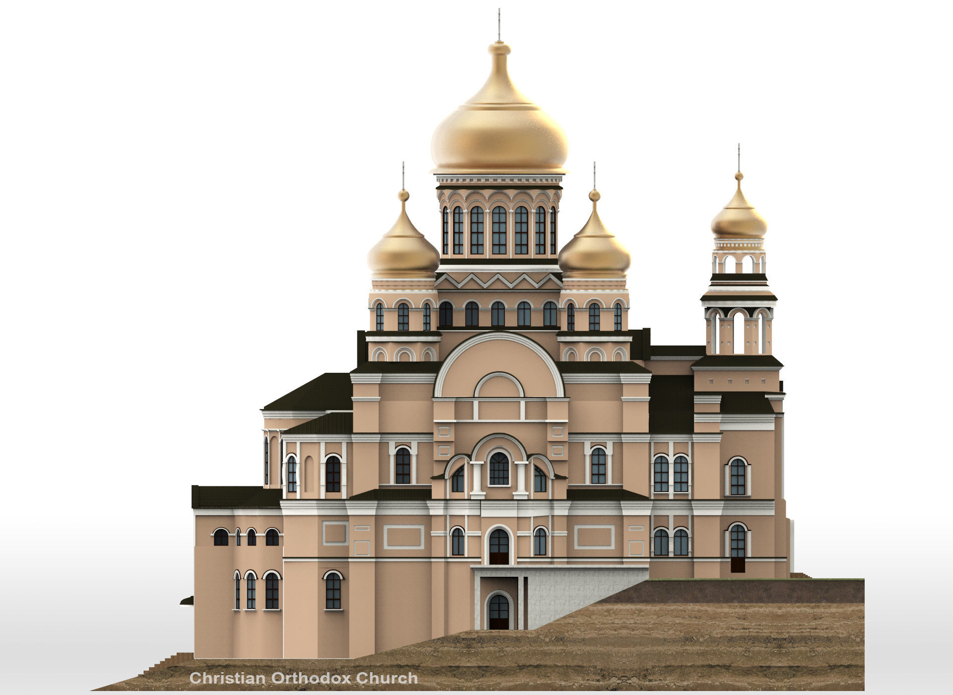 Christian Orthodox Church 3D model | CGTrader