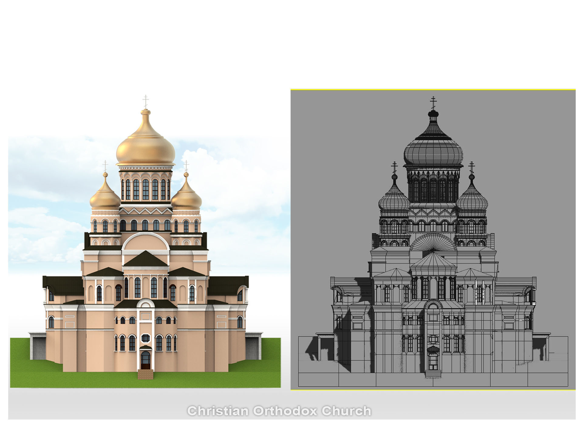 Christian Orthodox Church 3D model | CGTrader