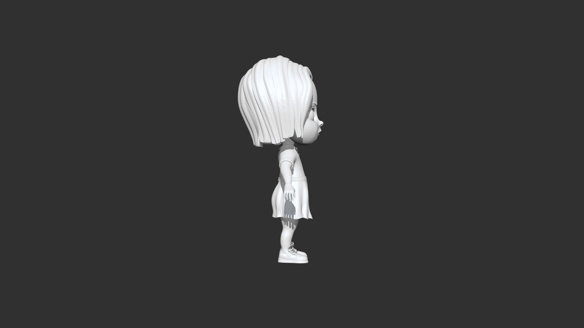 Base mesh Child 3D model | CGTrader