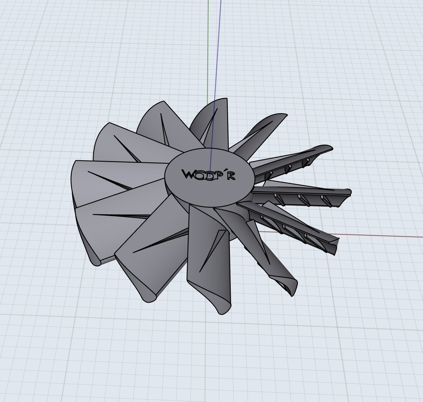 Redesigned propeller for Noctua fan 3D model 3D printable | CGTrader