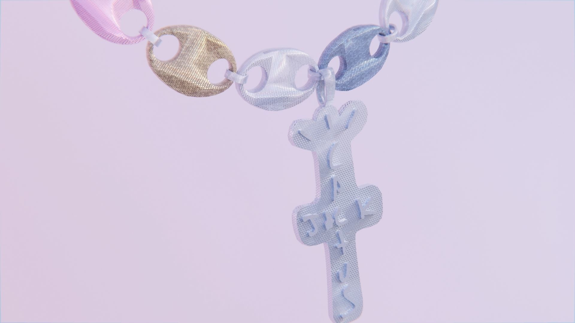 3D model Travis Scott Multicolored Chain VR / AR / low-poly | CGTrader