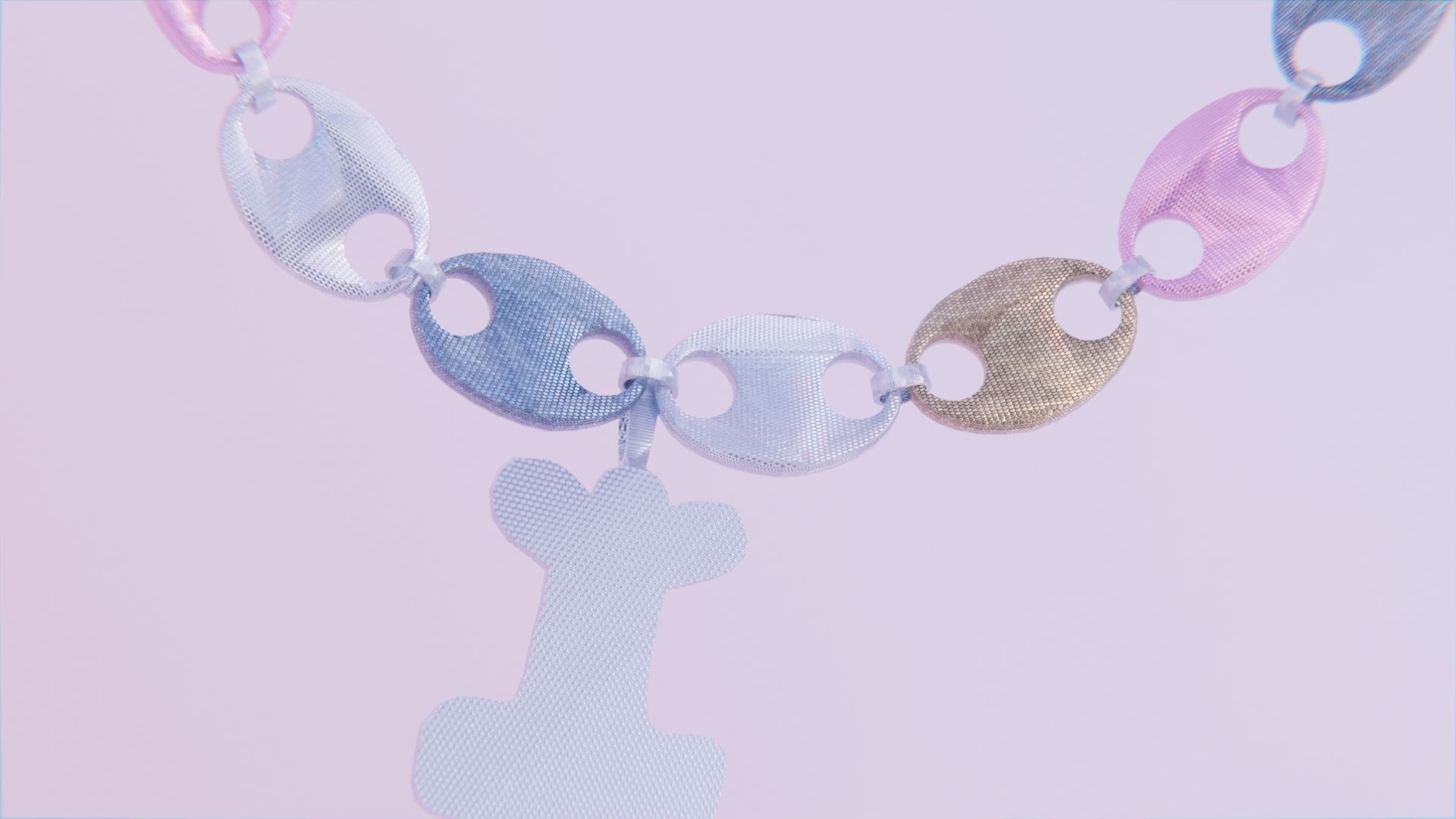 3D model Travis Scott Multicolored Chain VR / AR / low-poly | CGTrader