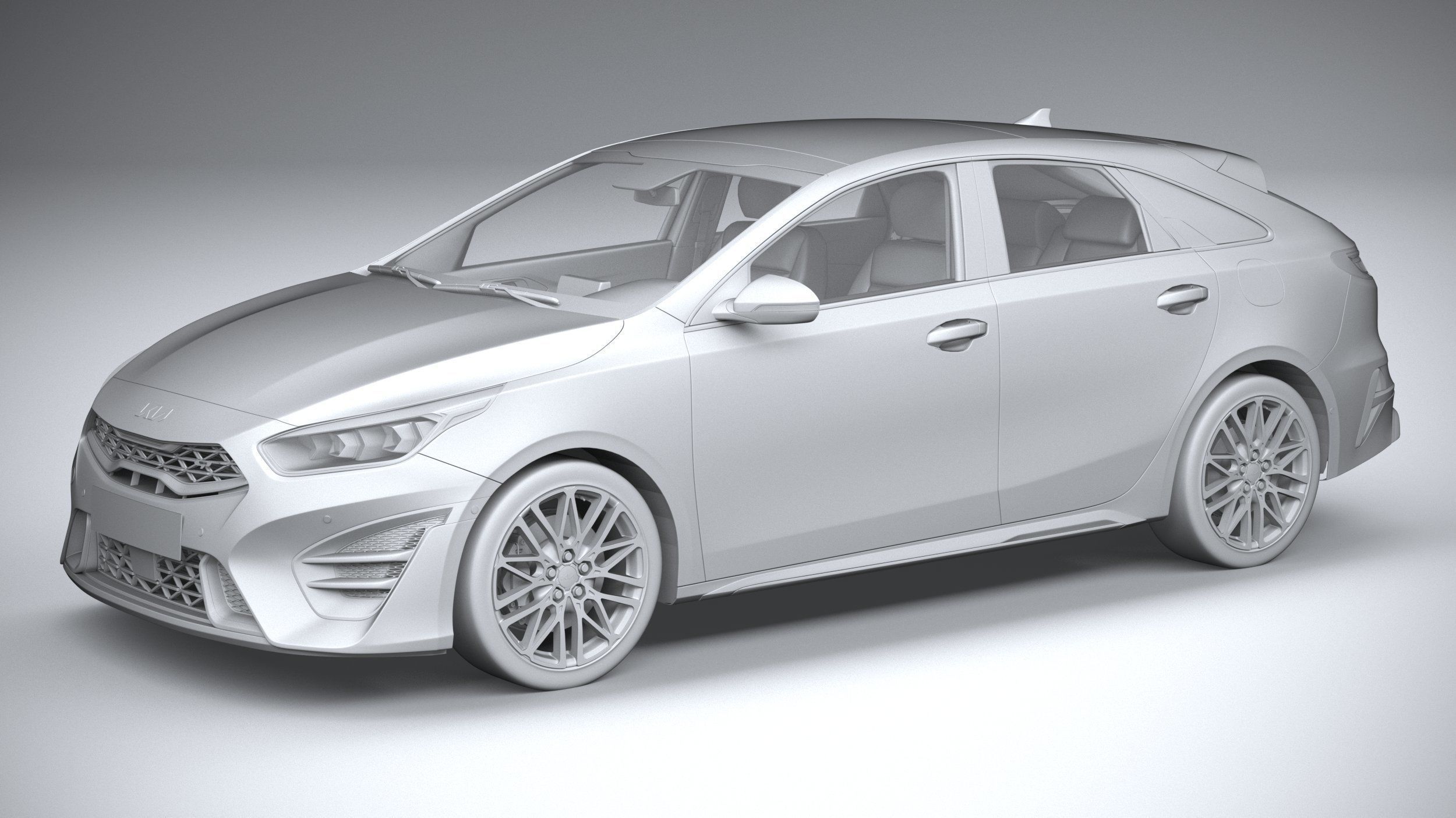 Kia ProCeed GT 2022 3D model | CGTrader