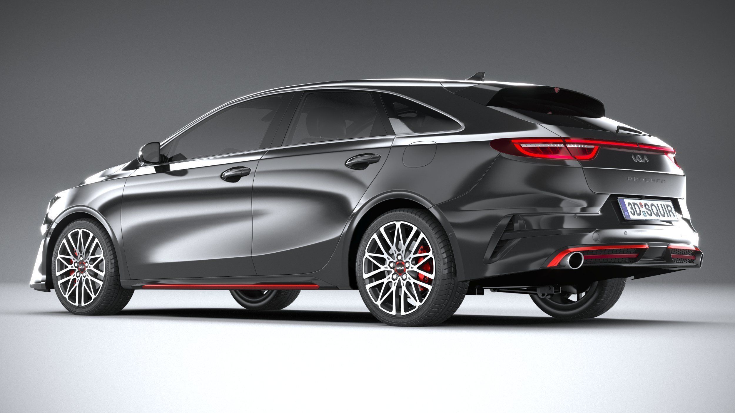 Kia ProCeed GT 2022 3D model | CGTrader