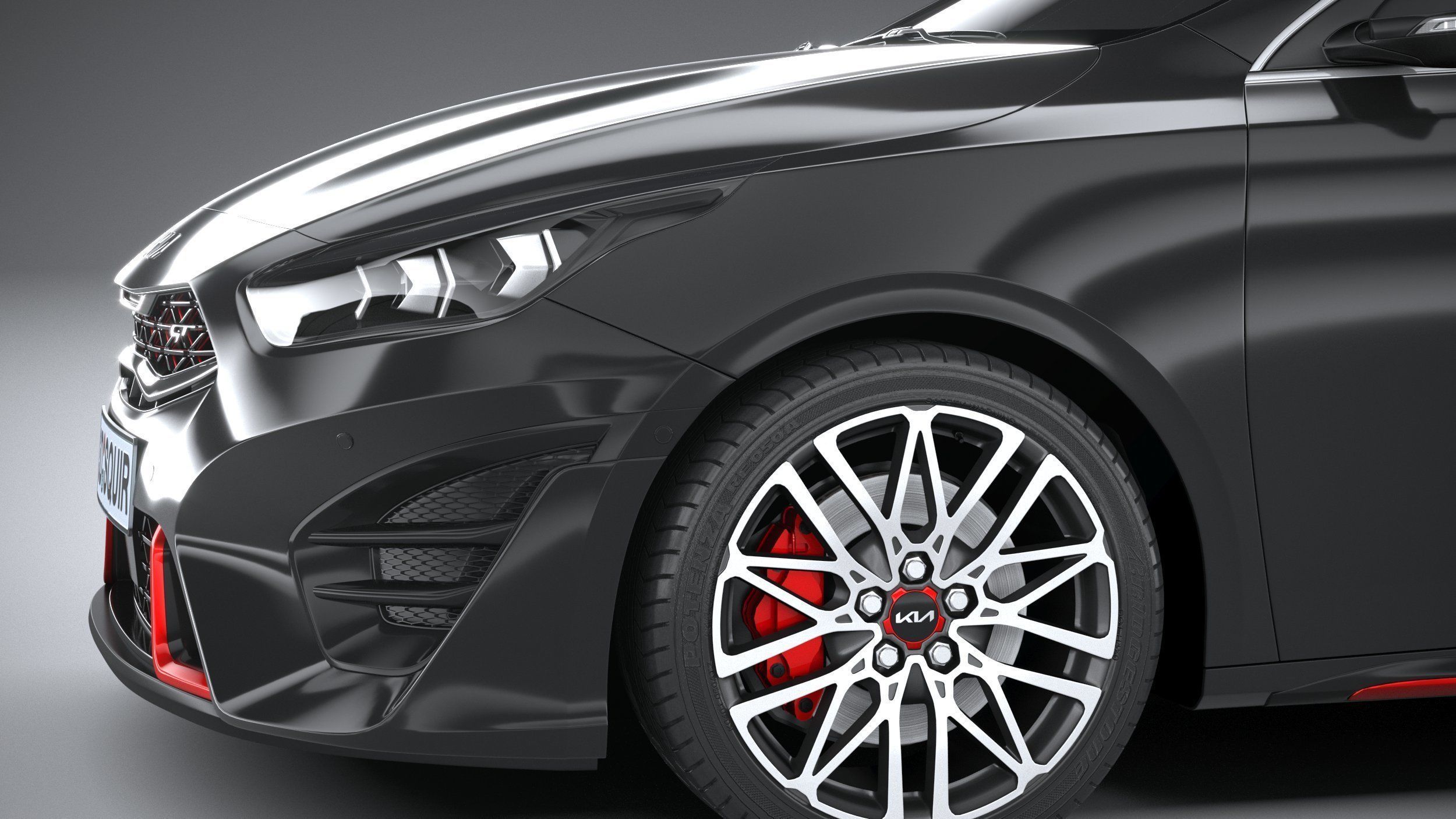 Kia ProCeed GT 2022 3D model | CGTrader