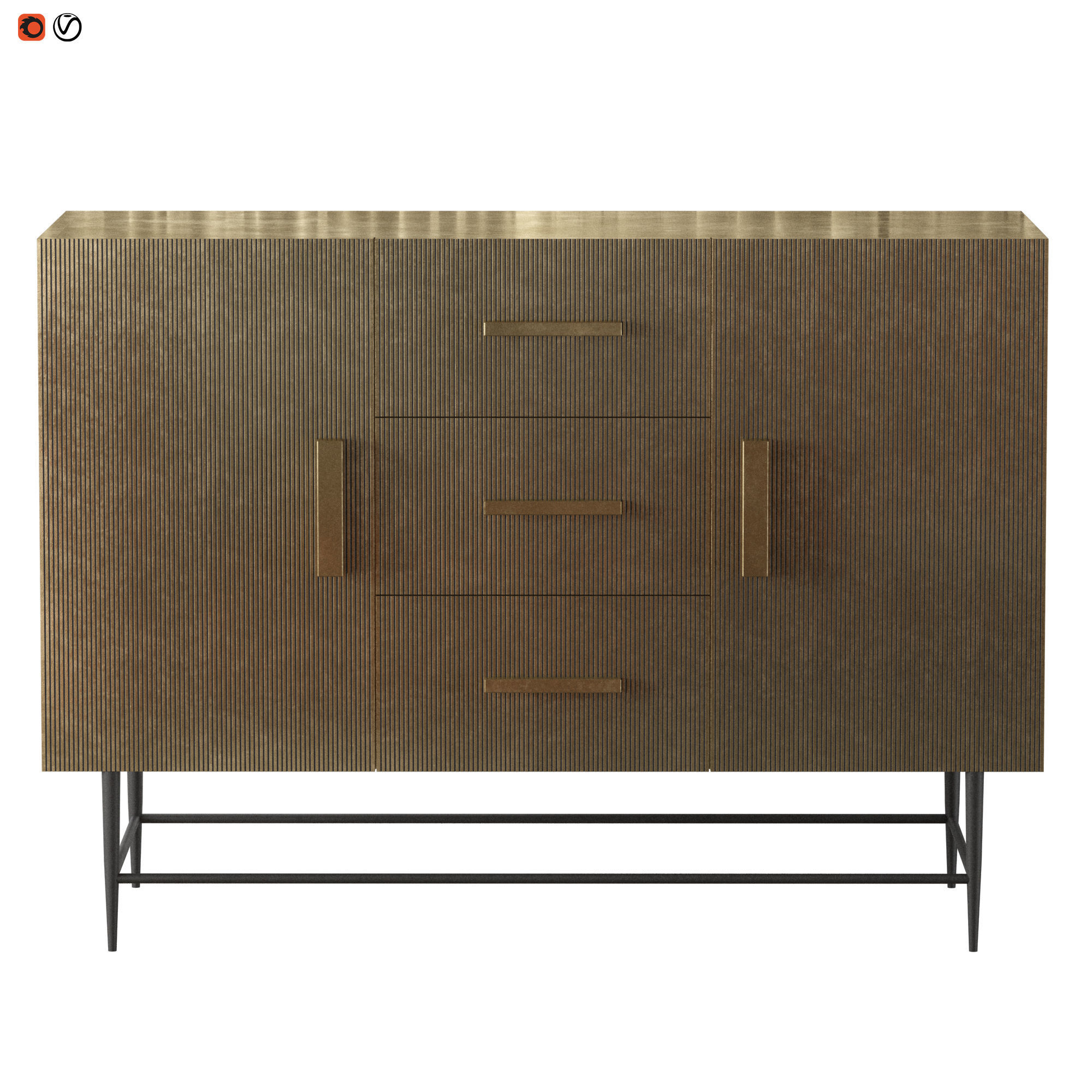 Sideboard Valbruna 3D model | CGTrader