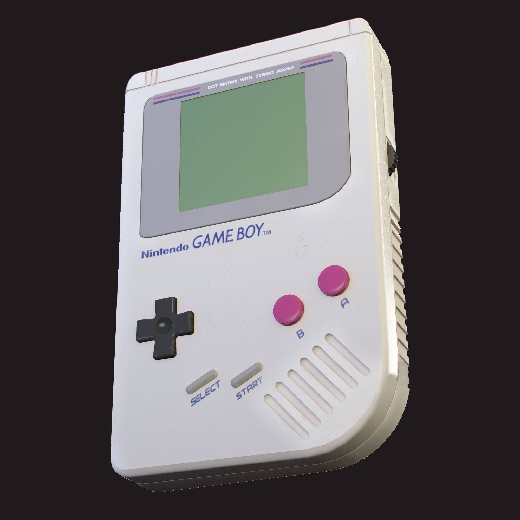 Nintendo Gameboy Retro 3D model free VR / AR / low-poly 3D model | CGTrader
