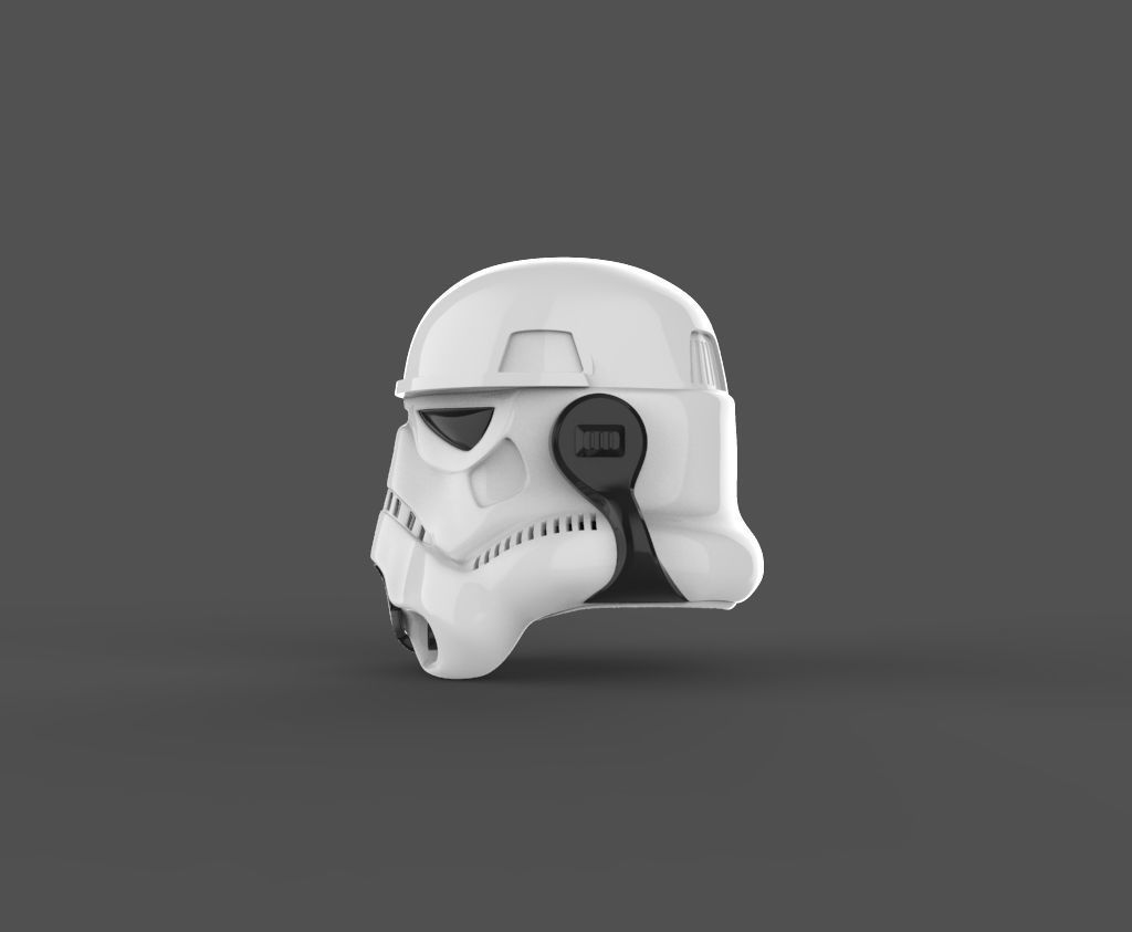 stormtrooper helmet 3D model 3D printable | CGTrader