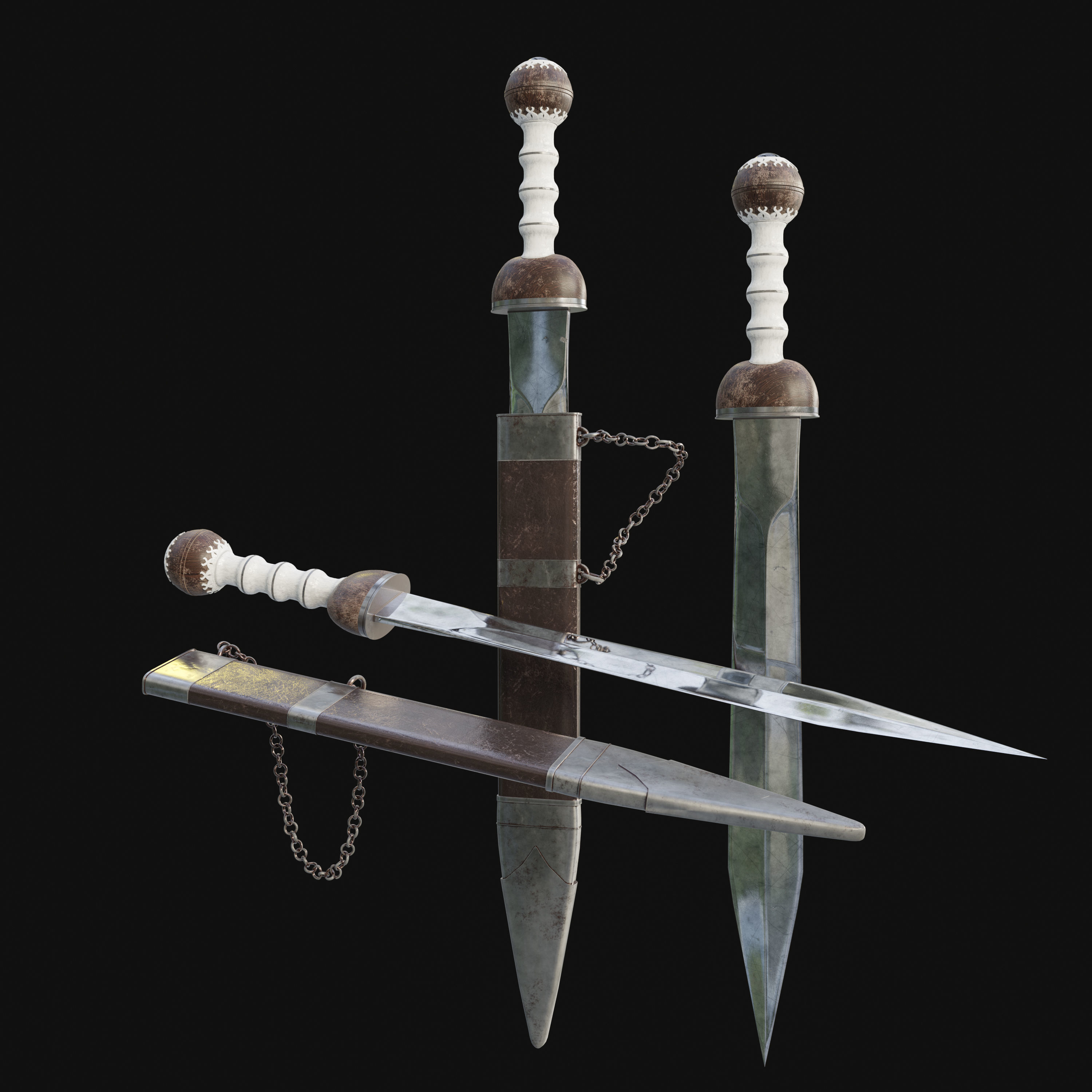 Sword Gladius ancient Roman 3D model | CGTrader