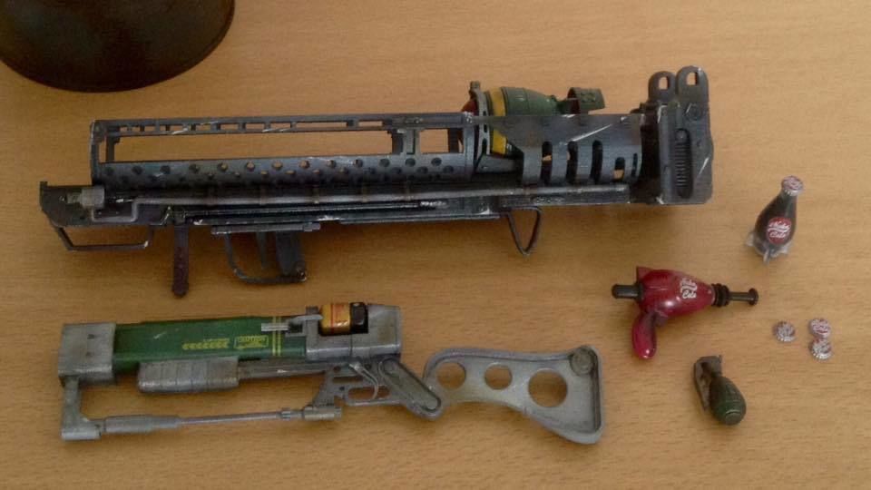 Fallout Laser Rifle Miniature Prop Replica 6th Scale 3D model 3D ...