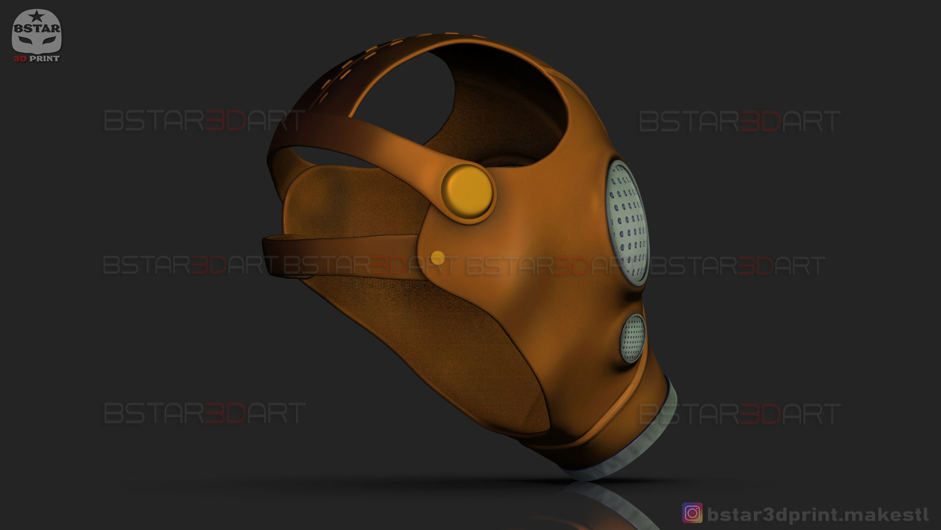 Ratcatcher Mask - The Suicide Squad Mask - DC Comics cosplay 3D model ...