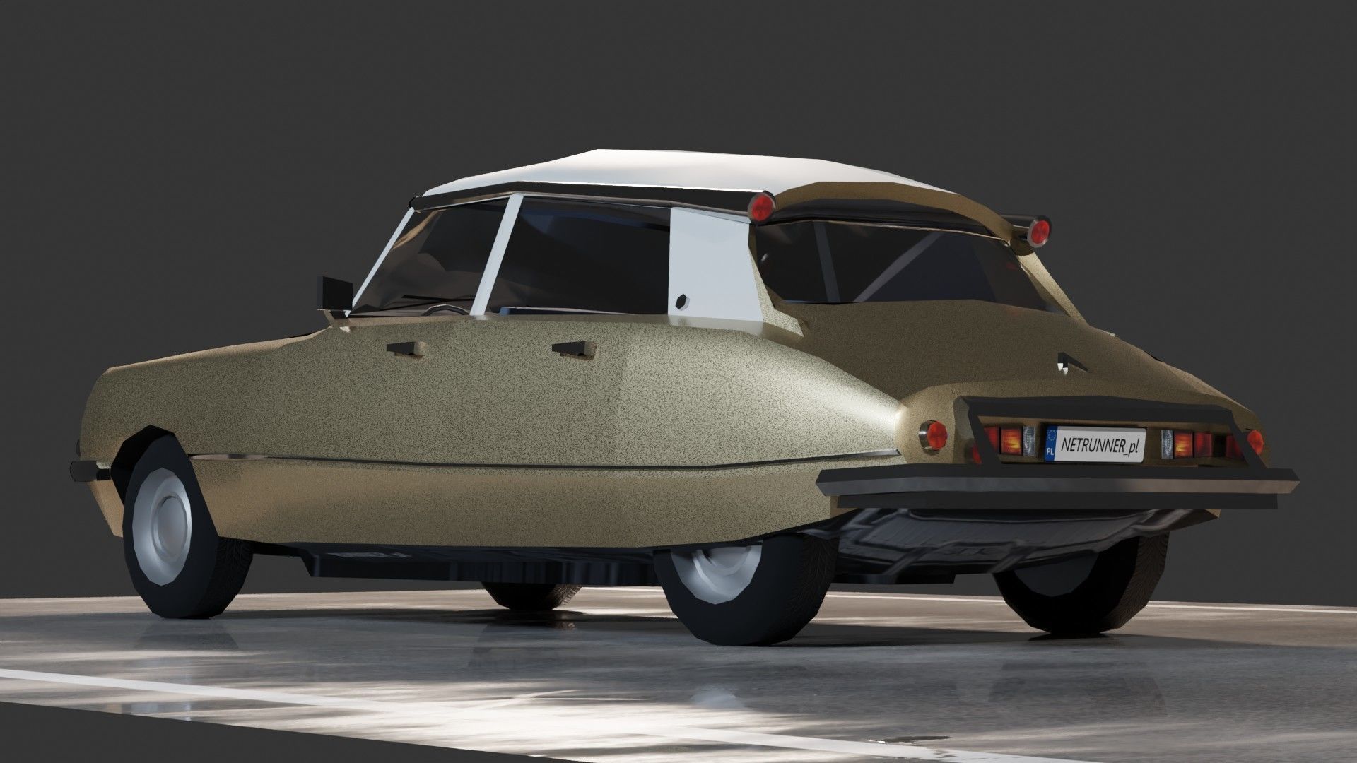 3D model Citroen DS VR / AR / low-poly | CGTrader