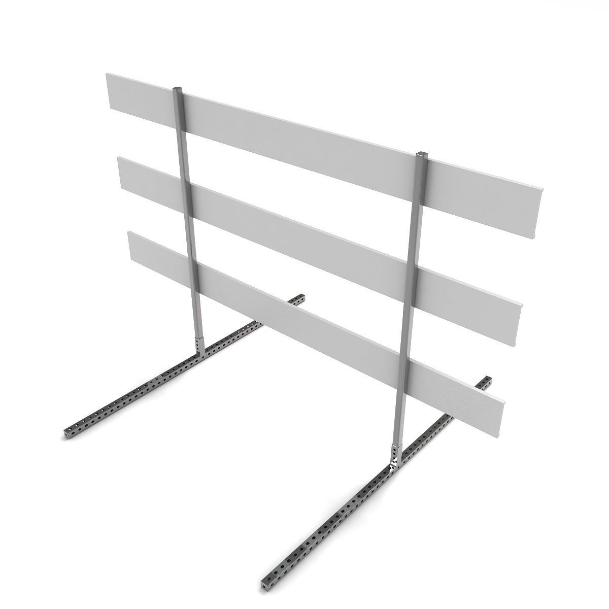 Steel Barricade 01 3D model | CGTrader