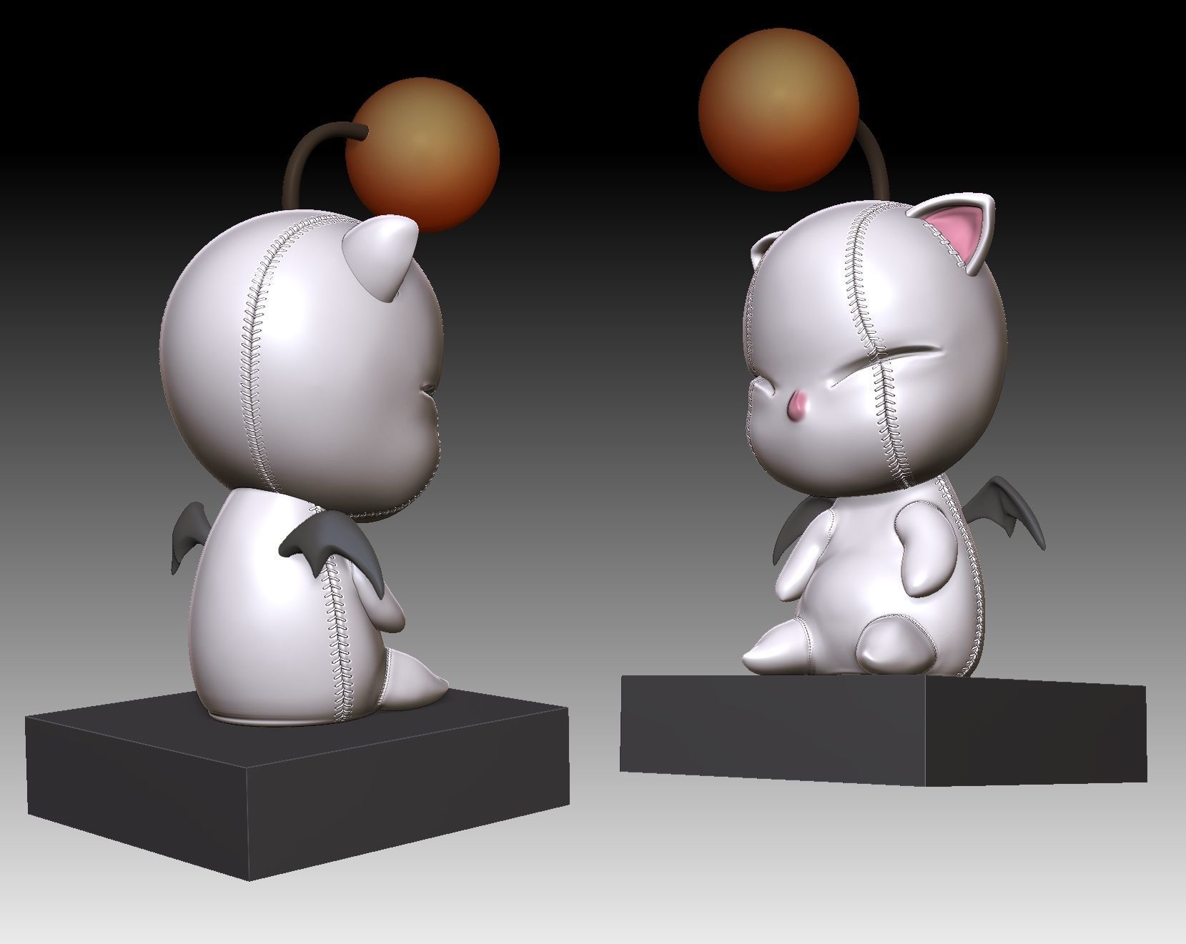 Moogle Doll 3D model 3D printable | CGTrader