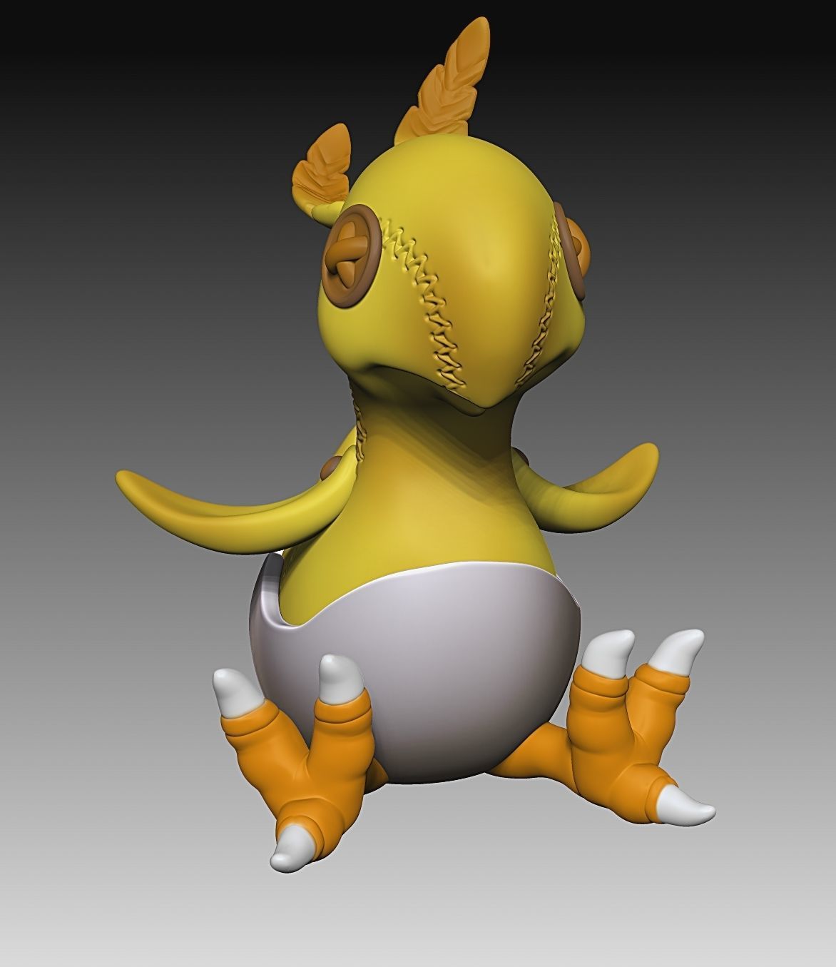 Chocobo Doll from Final fantasy 3D model 3D printable | CGTrader
