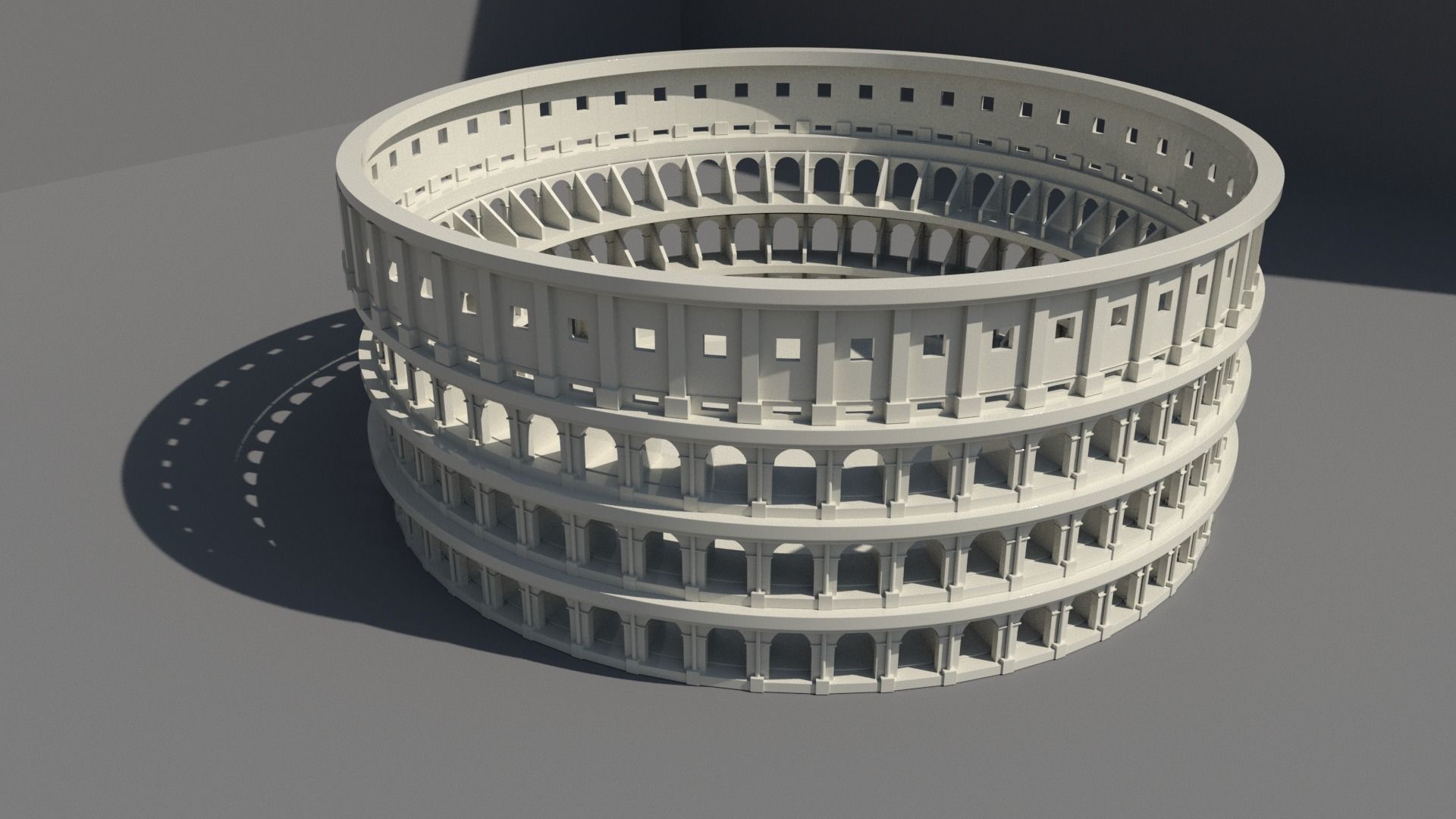 Coliseum high-poly leaning tower of pisa 3D model | CGTrader