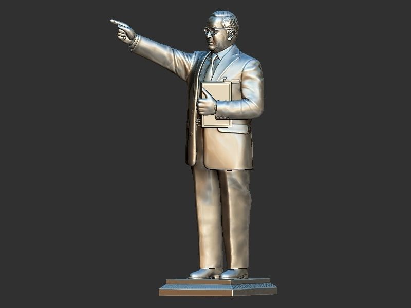 Dr Bhimrao Ambedkar 3D model 3D printable | CGTrader