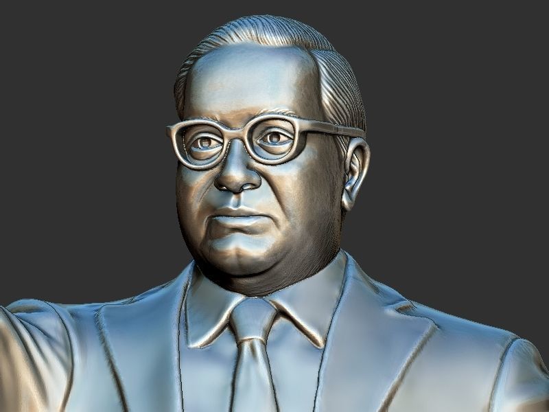 Dr Bhimrao Ambedkar 3D model 3D printable | CGTrader