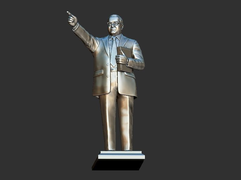 Dr Bhimrao Ambedkar 3D model 3D printable | CGTrader