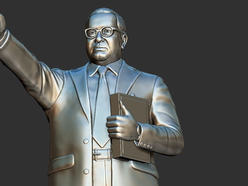 Dr Bhimrao Ambedkar 3D model 3D printable | CGTrader