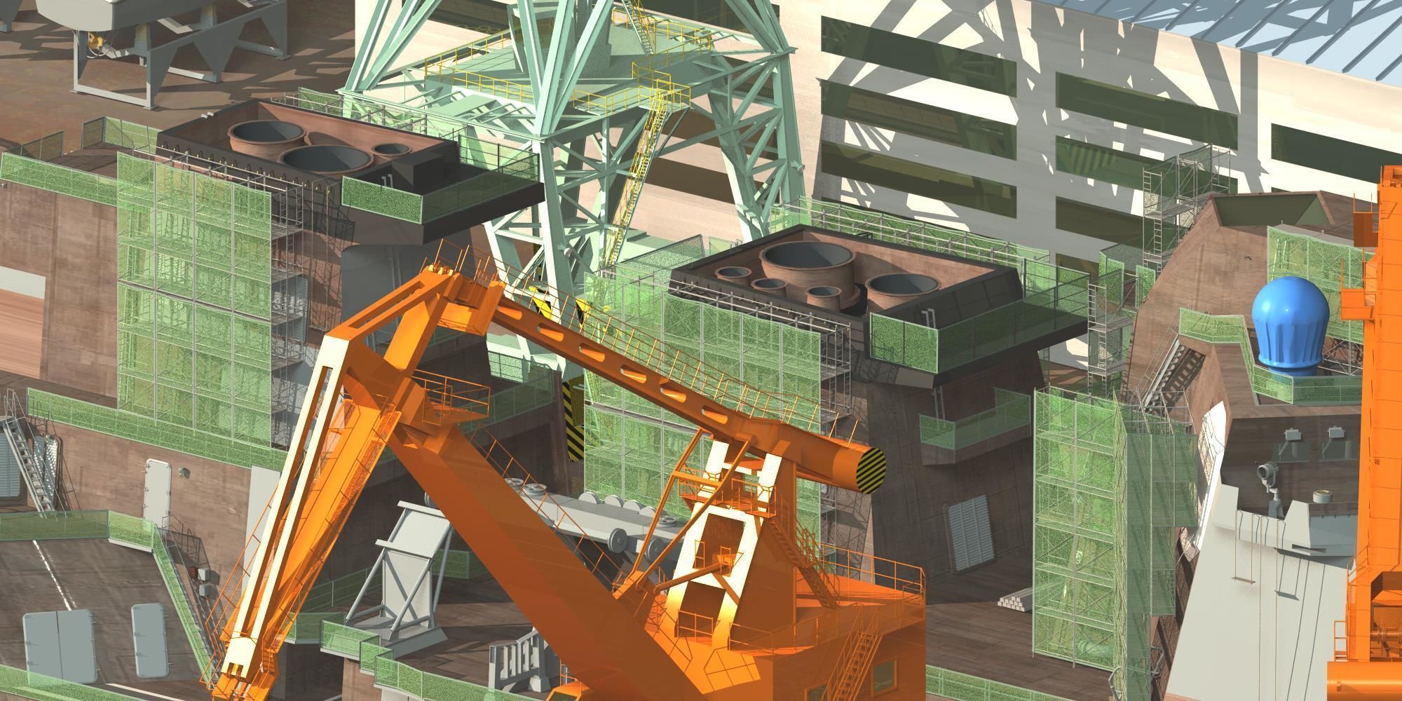 Building Ship 3D model | CGTrader