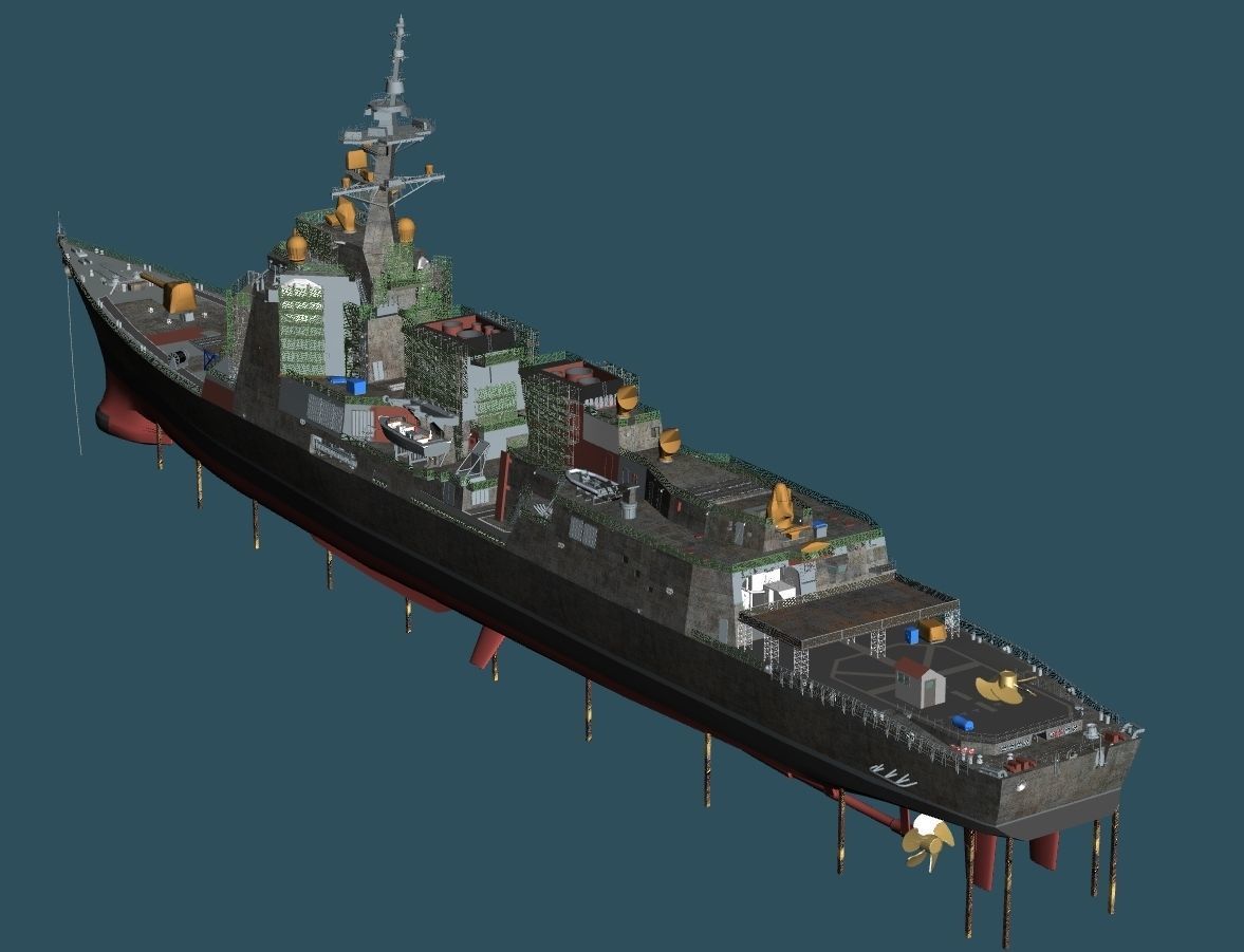 Building Ship 3D model | CGTrader