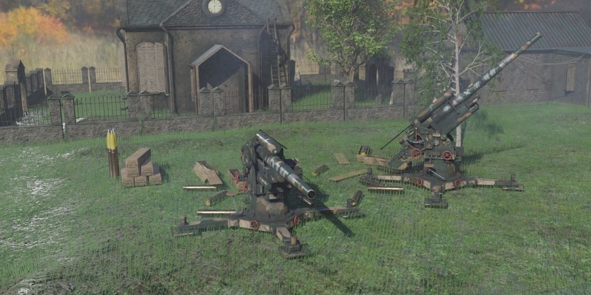 Flak 88 German WWII cannon with ammo 3D model | CGTrader