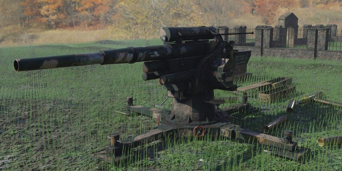 Flak 88 German WWII cannon with ammo 3D model | CGTrader