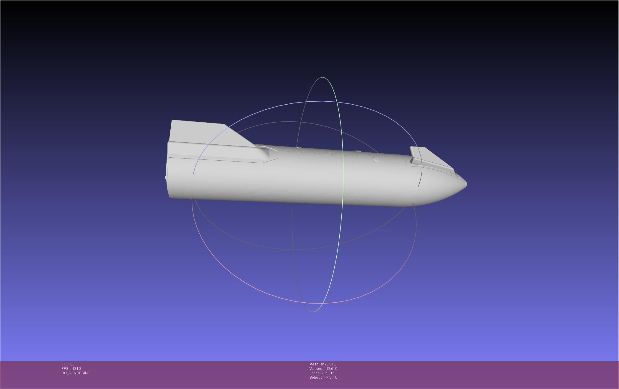 Space X Starship SN20 Orbital Prototype Printable Model 3D model 3D ...
