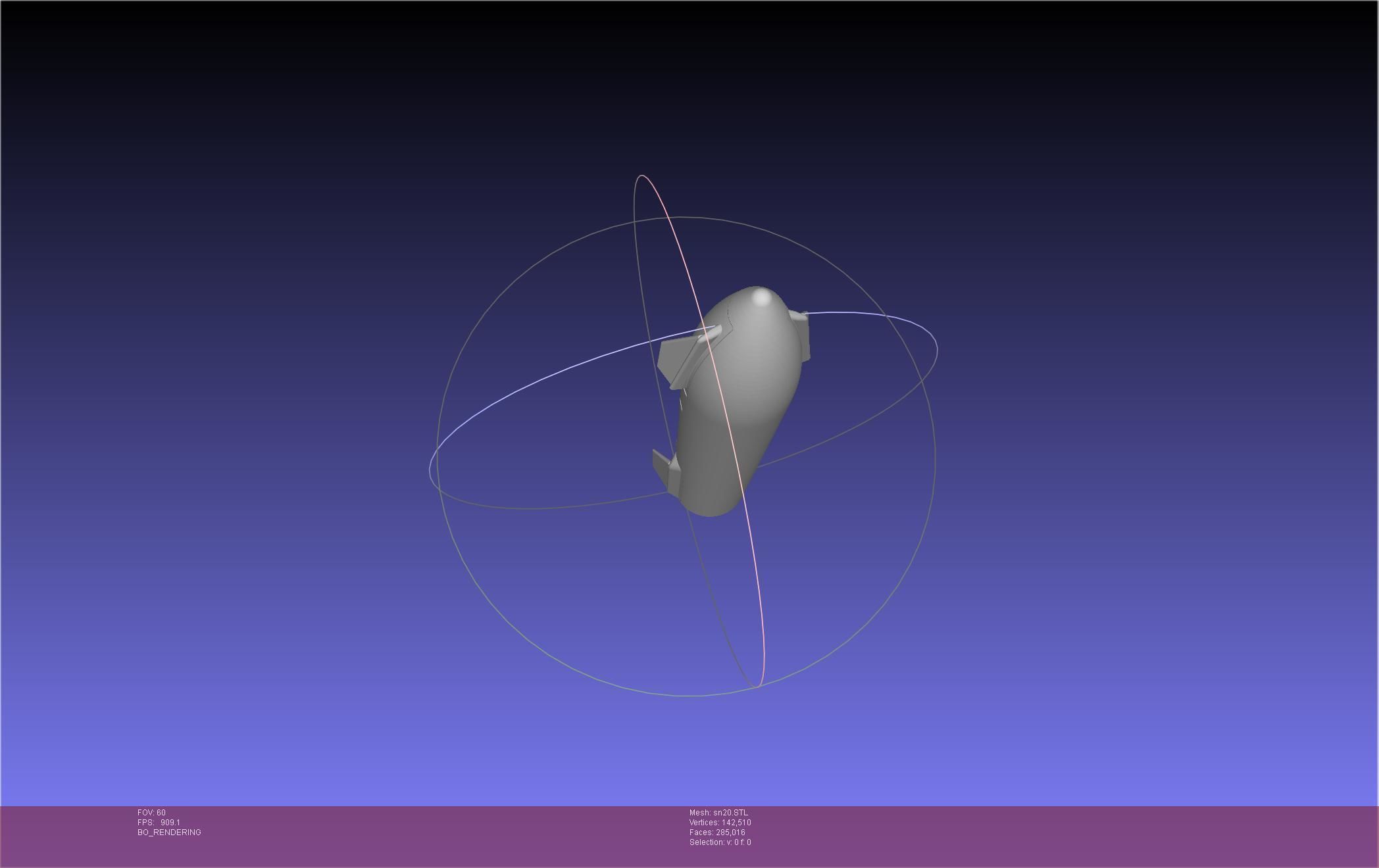 Space X Starship SN20 Orbital Prototype Printable Model 3D model 3D ...