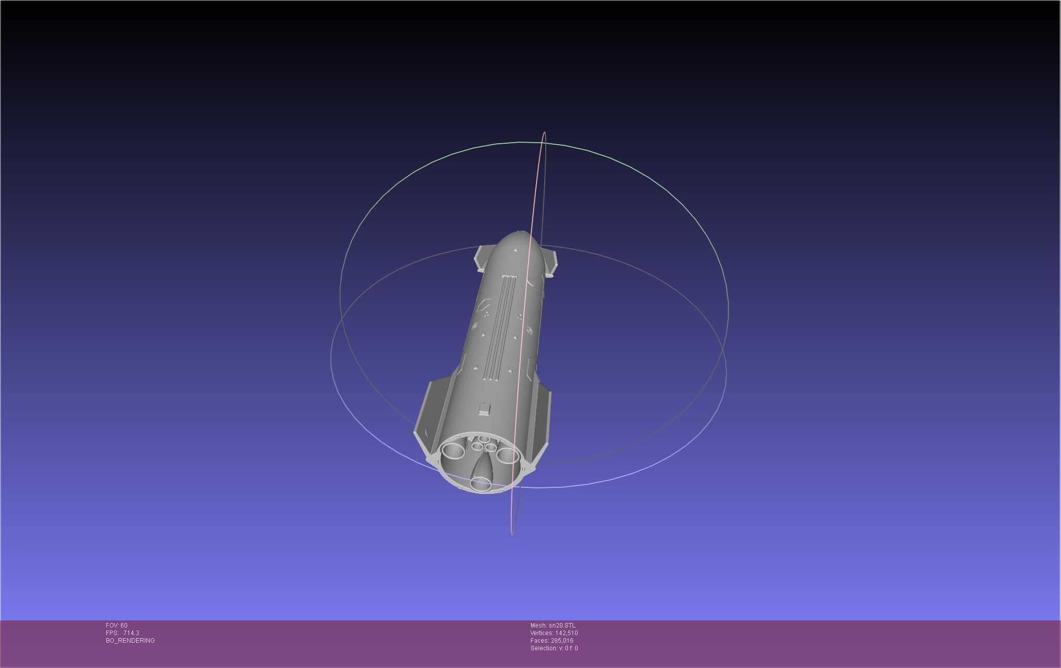 Space X Starship SN20 Orbital Prototype Printable Model 3D model 3D ...