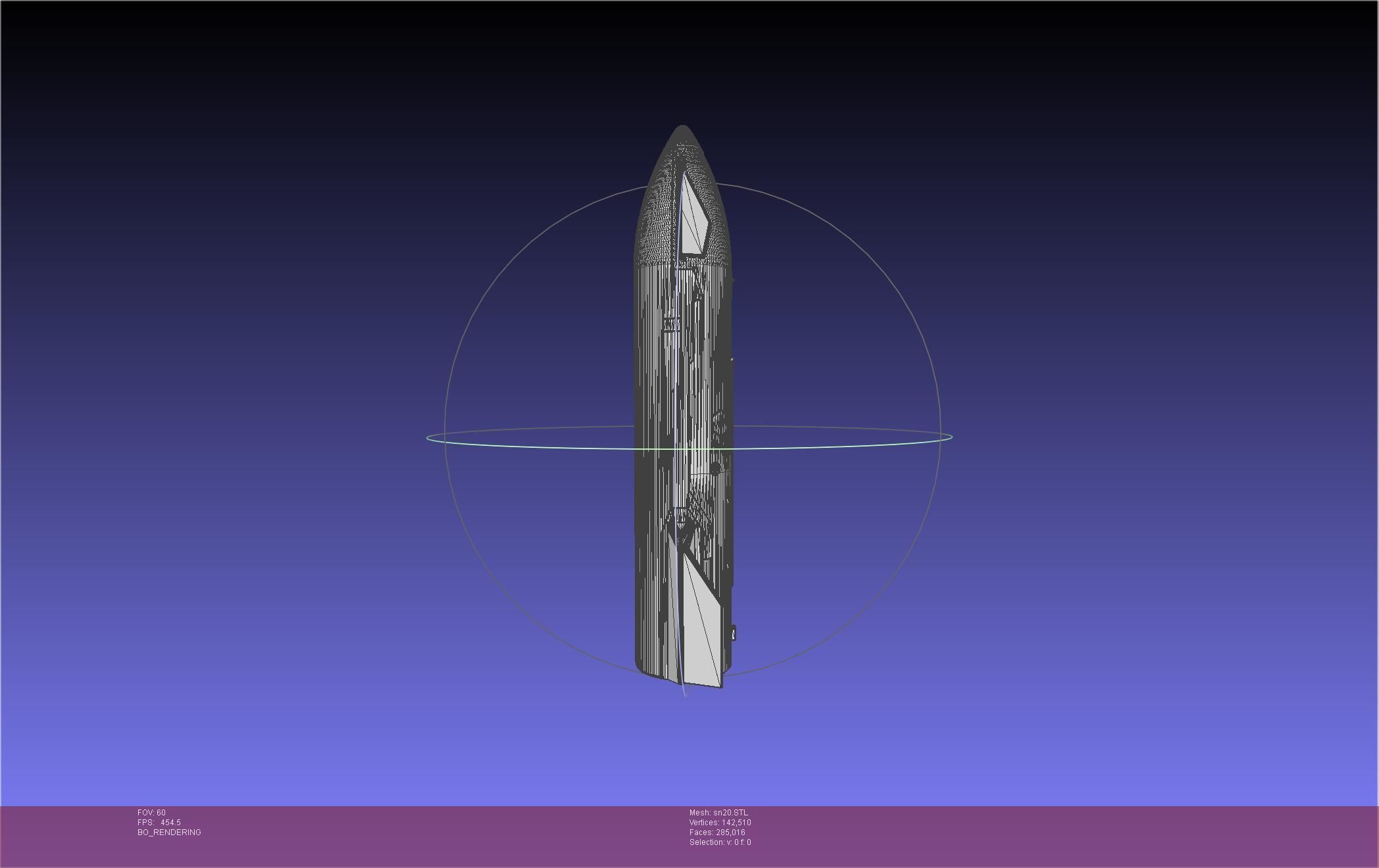 Space X Starship SN20 Orbital Prototype Printable Model 3D model 3D ...