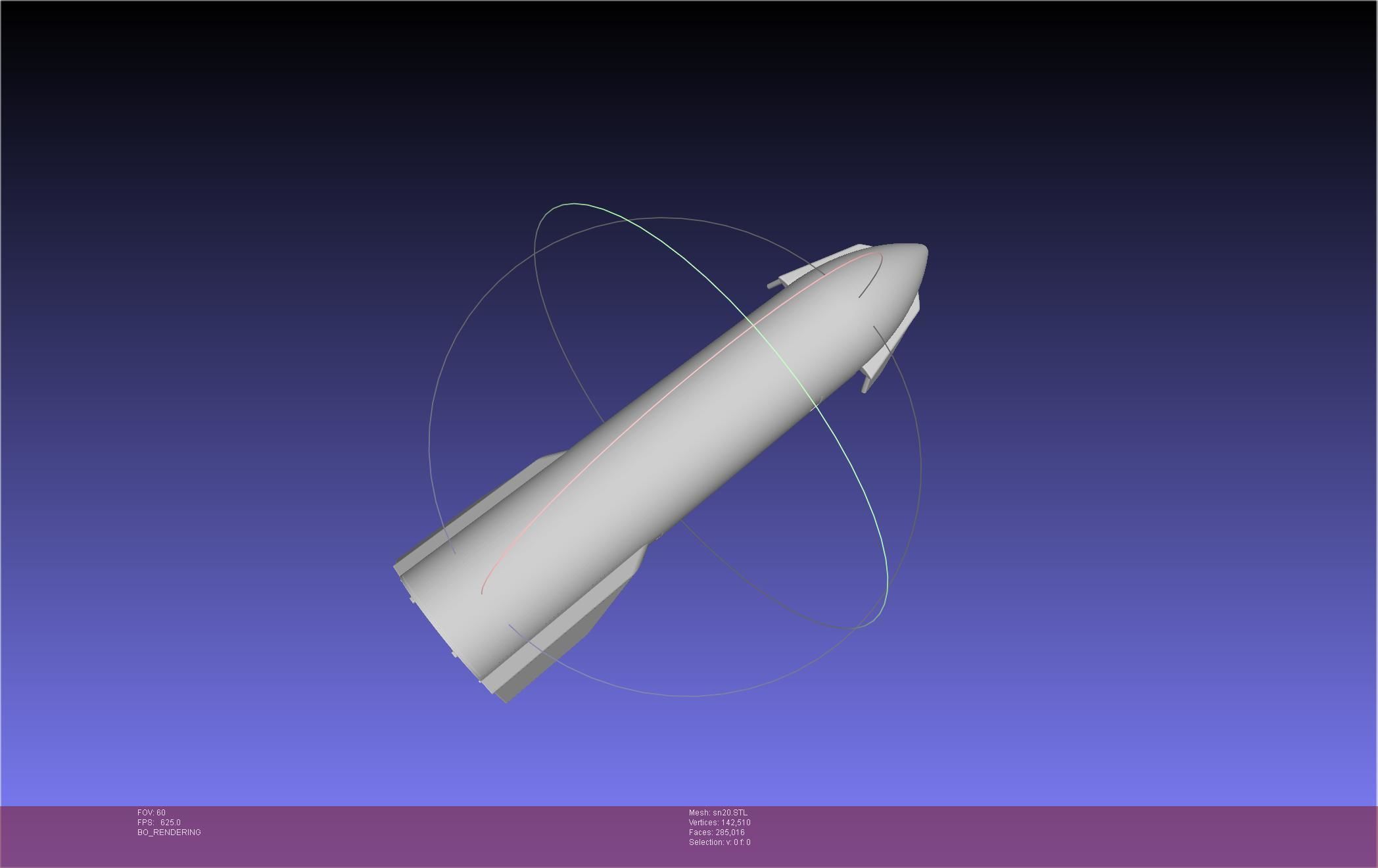 Space X Starship SN20 Orbital Prototype Printable Model 3D model 3D ...